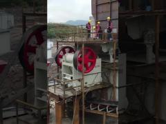 Eerste steenbreker 60 T/H Maagbreker voor de steengroeve en de mijnbouw