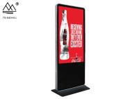 China 32 Inch Android Freestanding Digital Signage Display 4K UHD Touchscreen Kiosk for sale