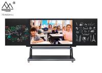 China 86 Inch Wall Mounted Nano Intelligent Blackboard Interactive Panel 16GB RAM 4K UHD Touch Screen for sale