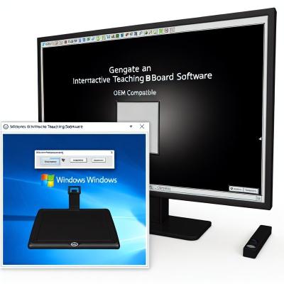 China Interactive Teaching Board Software Compatible with All Windows Black or OEM Compatible for sale
