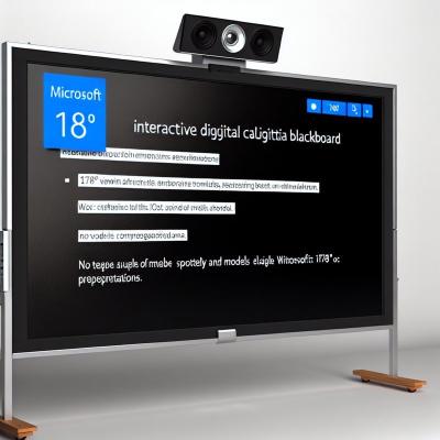 China Built-in Speakers and 178° Viewing Angle Interactive Digital Blackboard for IOS Compatibility for sale