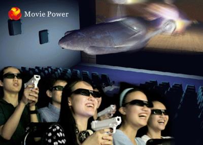 中国 6/8/9/12 Seater の相互バーチャル リアリティ 7D の映画館のシミュレーター 販売のため
