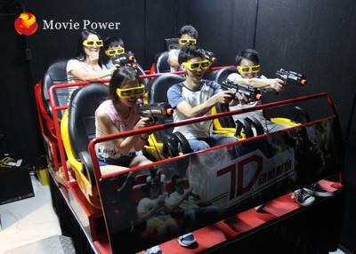 中国 6/8/9/12 Seater の相互バーチャル リアリティ 7D の映画館のシミュレーター 販売のため