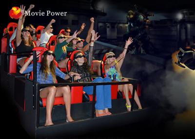 中国 催し物の 6 DOF のプラットホームが付いている相互 7D 映画館 7d のシミュレーター 販売のため