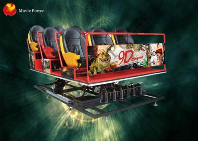 Cina 8 interattivi dinamici/9 mettono l'attrezzatura a sedere 2.25KW 220V del cinema 7D in vendita