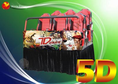 Cina Piattaforma elettrica su misura 5d di 6 DOF che determina il teatro del simulatore 5 D in vendita