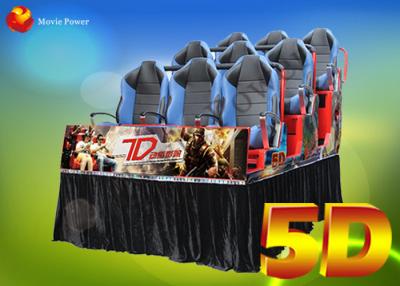 Cina Simulatore dinamico del cinema 5D, parte posteriore che colpisce i sedili del teatro di moto di vibrazione in vendita