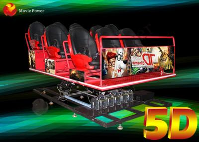 Cina 3DOF sistema del cinema dei sedili 5D della piattaforma 100 per il parco di divertimenti in vendita