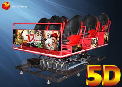 Cina Bolla mobile su ordinazione della neve della cabina che accende il sistema del cinema 5D con il sistema elettrico in vendita