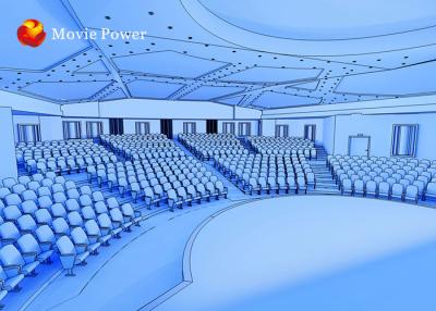 Cina Sistema straordinario del cinema del suono 4D con le sedie nere di vibrazione in vendita