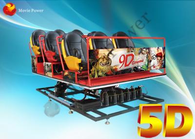 Cina Macchina divertente 2.25KW 220V del gioco del simulatore 5D del parco di divertimenti 3d 4d 5d in vendita