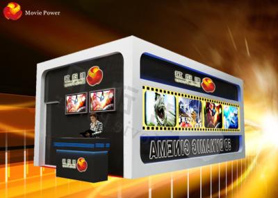 Cina Sedili mobili elettrici idraulici di moto 6 del cinema del parco di divertimenti 4D 5D 7D del simulatore di Cyinder in vendita