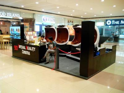 Cina Minimo del simulatore del cinema di vetro 9D VR di Vr 3d di realtà virtuale 8 metri quadri in vendita