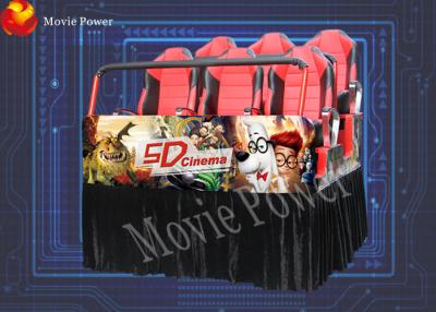 Cina attrezzatura dinamica di 6 persone Seat del cinema 7D sicura e facile di controllare in vendita
