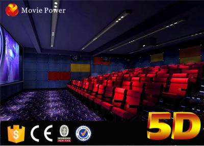 Cina cinema Motional di rappresentazione 3D e 5D 24 dei sedili 5d con gli effetti speciali popolari in parco di divertimenti in vendita