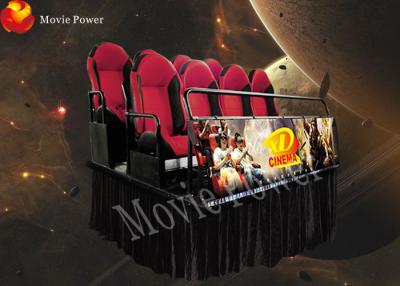Cina 6 9 12 cinema accurato della fucilazione del simulatore 7d di moto di dof dei cinema di azione dei sedili 7d 8d 9d 6 in vendita