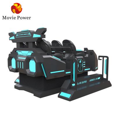 Cina Giocatori multipli di fucilazione del simulatore del gioco di Seater VR del cinema 6 della vetroresina 9D VR che guidano automobile in vendita