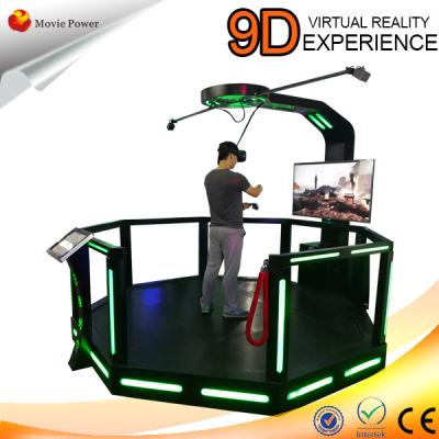 China Equipamento portátil do entretenimento do simulador da realidade virtual de máquina de jogo do tiro da arma de VR à venda
