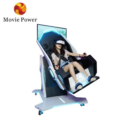China 3D 9D VR Cinema Virtual Reality Roller Coaster 360 Rotating Vr Chair Flight Simulator Game Machine for sale