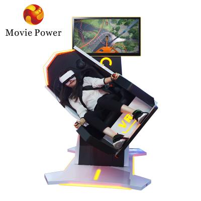 China macchina girante del gioco di Flight Simulator della sedia di Vr delle montagne russe 360 di realtà virtuale del cinema di 3D 9D VR for sale