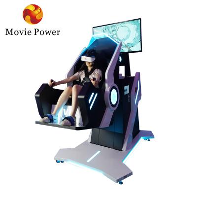 China 3D 9D VR Cinema Virtual Reality Roller Coaster 360 Rotating Vr Chair Flight Simulator Game Machine for sale
