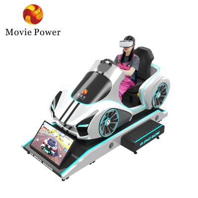 China cabina di pilotaggio del simulatore di guida di veicoli di realtà virtuale 9d con la macchina di videogioco di guida di Vr della piattaforma di moto for sale