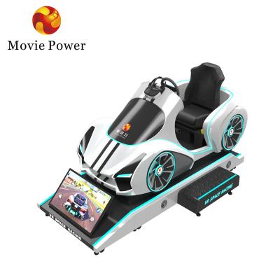 Cina cabina di pilotaggio del simulatore di guida di veicoli di realtà virtuale 9d con la macchina di videogioco di guida di Vr della piattaforma di moto in vendita
