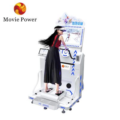 China Coin Operated Virtual Reality Arcade Machine 9d Vr Ski Simulator For Commercial for sale
