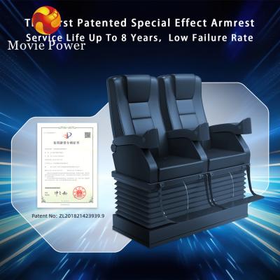 Cina Sedile di simulazione cinematografica personalizzato 7d 4d 5d Con 6 piattaforme elettriche Dof in vendita