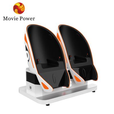 Cina Parco a tema 9D VR Egg Chair Simulator VR Shark Motion Cinema 2 posti in vendita