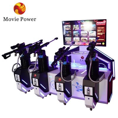 China Interactive Indoor VR Shooting Games Arcade Machine 4 Player For Amusement Park for sale