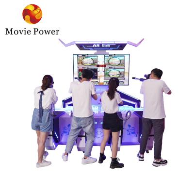 China 4 Players AR Sniper Coin Operated Arcade Game Machine Gun Shooting AR Gaming Equipment for sale