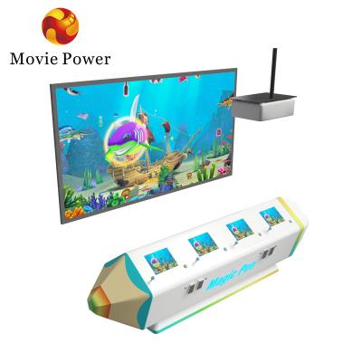 Cina Multiplayer 3d Interattivo AR Proiettore Indoor Bambini Disegnare Macchina di gioco in vendita