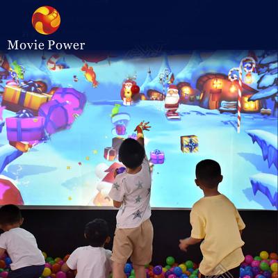 China Kinderen Indoor Playground Park 3D Interactieve Ball Game Grote vloer Muur Projectie Spelen Te koop