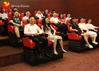 Cina Giri di emozione che sparano l'attrezzatura del cinema 5d che simula i sedili del parco di divertimenti 48 in vendita