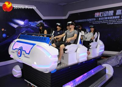 Cina Giochi pazzi della fucilazione della pistola del simulatore di Seater 9D del corpo 6 della Multiplo-luce di avventura in vendita
