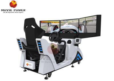 Cina Macchina del gioco dell'automobile che corre il supporto Multyplayers del simulatore dell'automobile della cabina di pilotaggio del simulatore in vendita