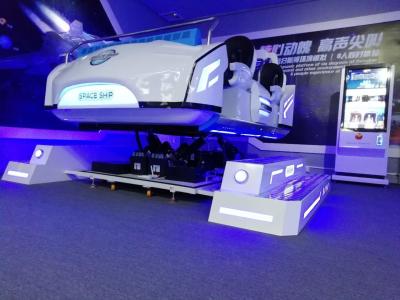 Cina 6 astronave del cinema della famiglia 9D VR dei sedili 360 gradi di rotazione/piattaforma dinamica in vendita