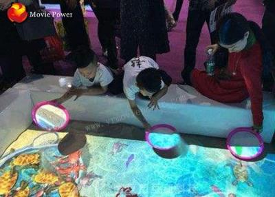 China 3D ARの相互投射の子供はOLEDの表示と砂の池のゲーム・マシンに床を張る for sale