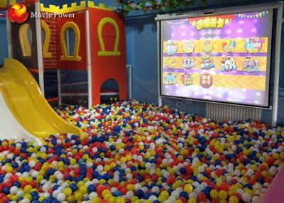 Cina parco dell'interno del campo da giuoco dei bambini 3D dei grandi del pavimento della parete giochi interattivi della proiezione in vendita