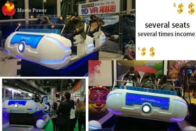 Cina 6 crogiolo di alluminio di simulatore di realtà virtuale dei sedili 9D per il parco di divertimenti in vendita