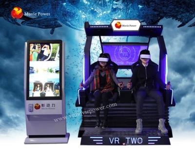 Cina 2 simulatore del cinema dell'uovo 9D dei sedili VR con il casco del sistema elettrico/DPVR E3 in vendita