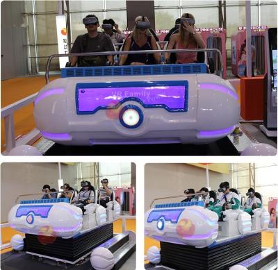 Cina cinema di 9.5KW 9D VR, 6 macchina del gioco del parco di divertimenti VR della piattaforma di Dof dei sedili 6 in vendita