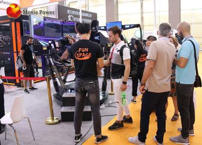 China Escuela VR del SGS que conduce el juego de arcada del grado del movimiento del Dof del simulador 6 en venta