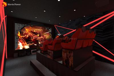 中国 安全シミュレーターが付いている油圧制御3 DOF 7D映画館の映画館装置 販売のため