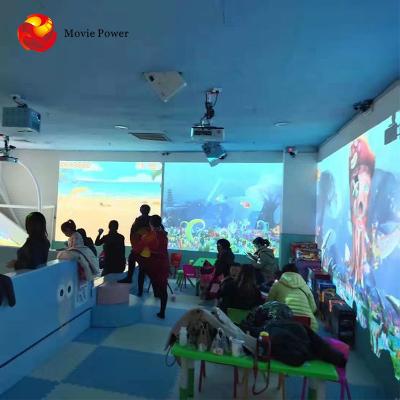 China Projektor-Hologramm-Tunnel-wechselwirkende Bewegungs-Boden-Spiele der Kinderspielplatzgeräte-3d zu verkaufen