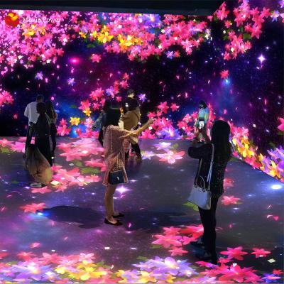 Cina Gioco interattivo con diversi giocatori della proiezione del pavimento dell'AR 3d dei bambini del campo da giuoco dell'interno in vendita