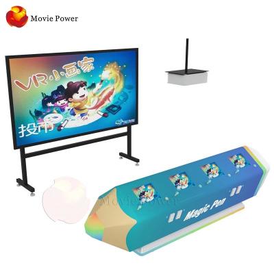 Cina Parete interattiva dell'interno di media del simulatore della pittura di spruzzo di realtà virtuale visualizzare pareggiare i giochi in vendita
