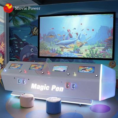Cina Parete interattiva dell'interno di media del simulatore della pittura di spruzzo di realtà virtuale visualizzare pareggiare i giochi in vendita