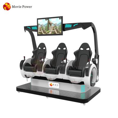 China La visione 3 del cinema 360 di divertimento 9D VR mette il simulatore a sedere della sedia di moto di realtà virtuale dell'uovo for sale